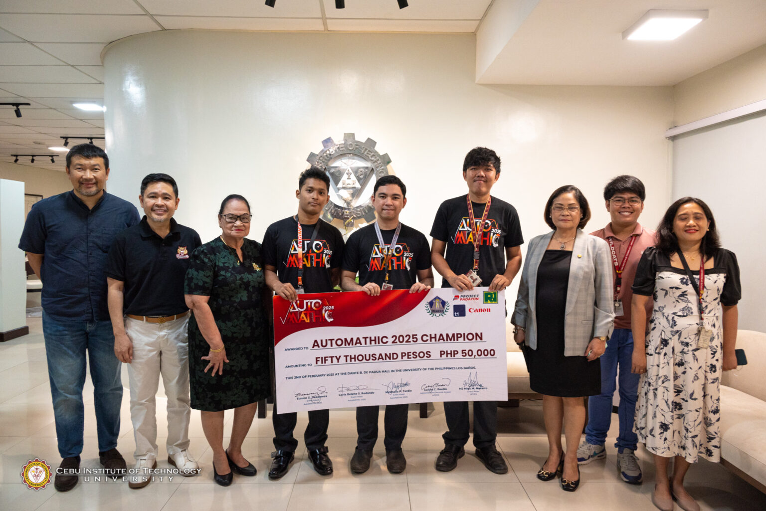 CIT University Teams Dominate AUTOMATHIC 2025, Champion Team Pays ...